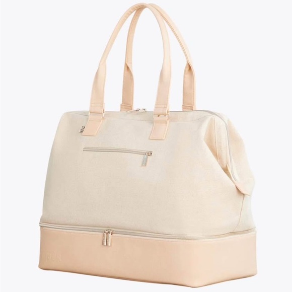 BEIS | Bags | Beis Cream Travel Bag With Structured Design | Poshmark